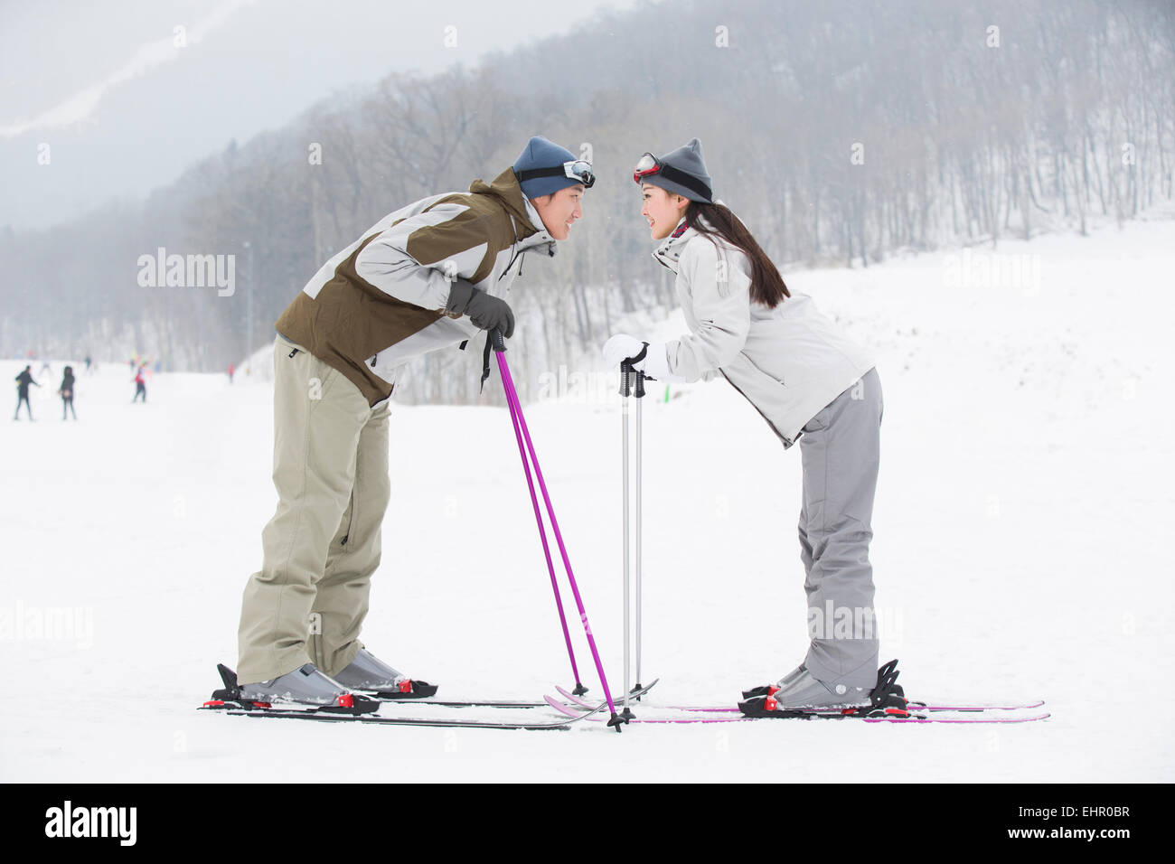 Love skiing hi-res stock photography and images - Alamy