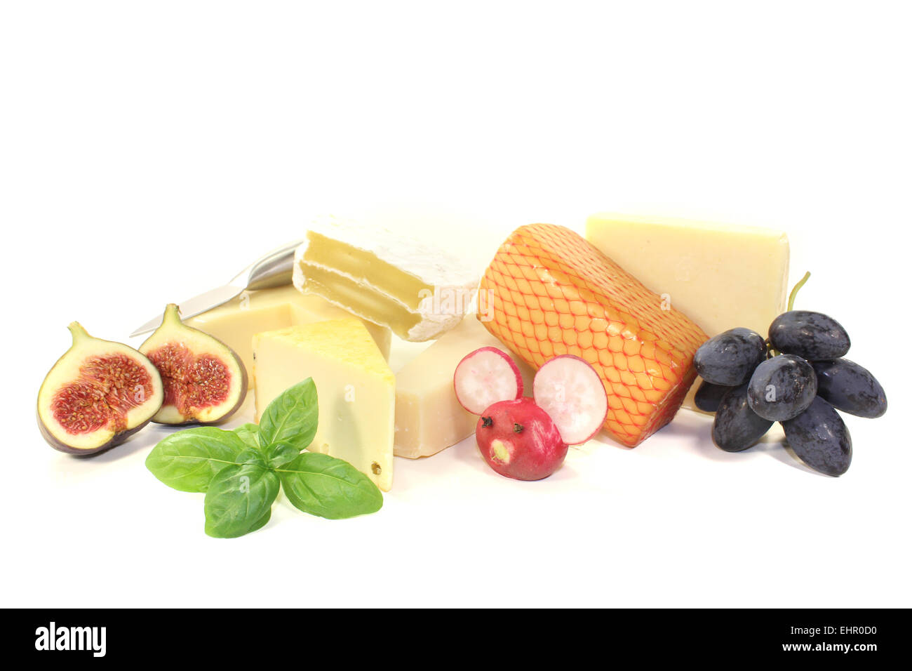 delicious selection of cheeses Stock Photo - Alamy