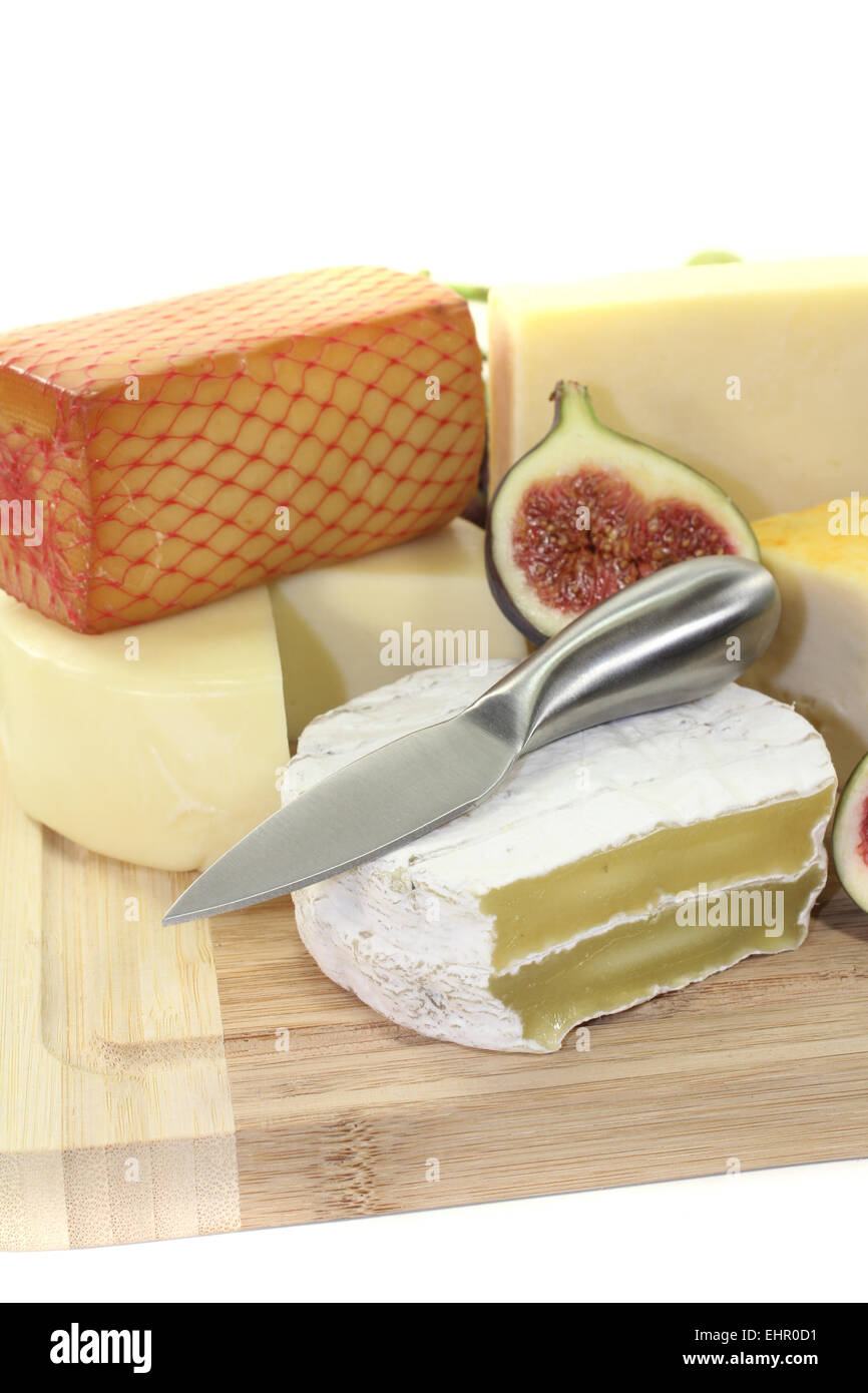 selection of cheeses Stock Photo - Alamy