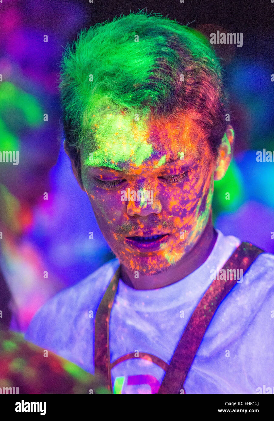 Blacklight run hi-res stock photography and images - Alamy