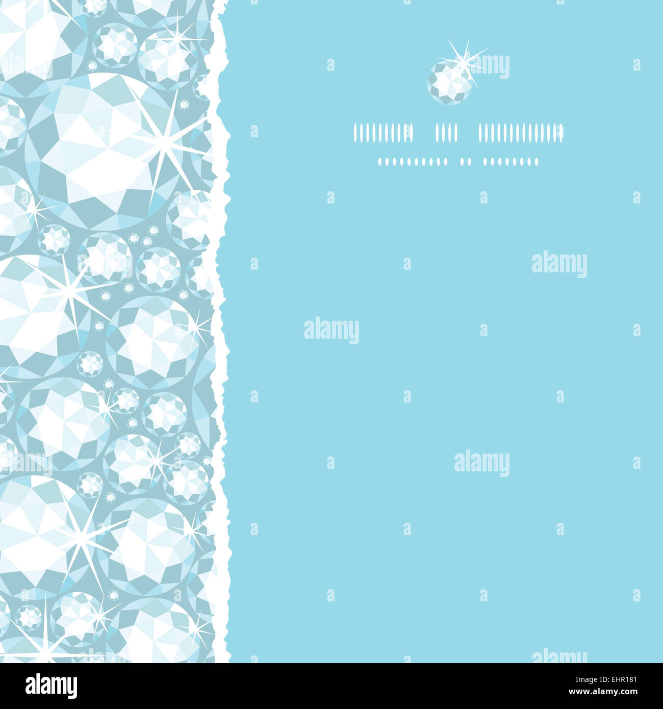 Shiny diamonds square torn frame seamless pattern background Stock Photo - Alamy