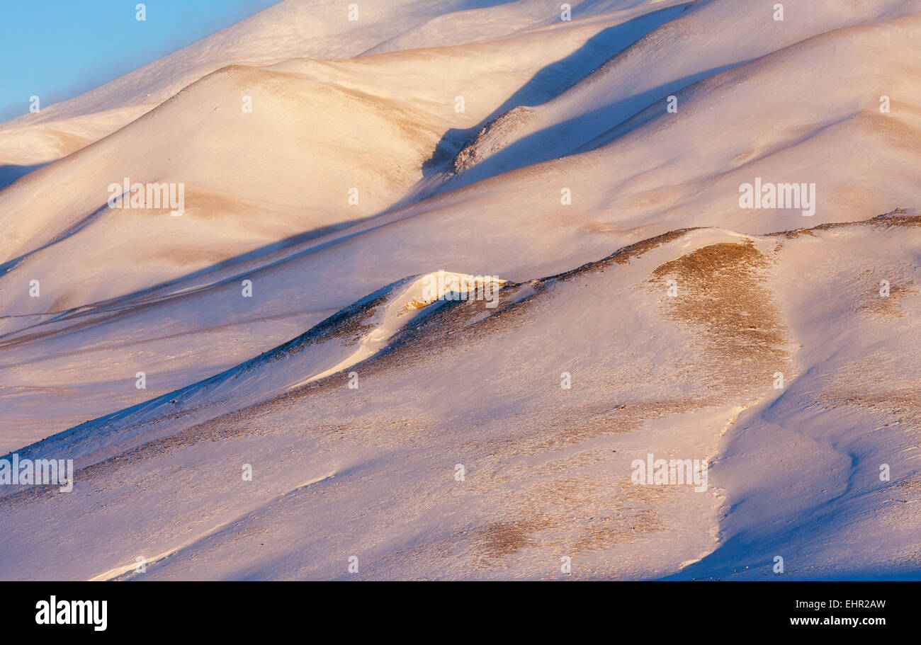 Ice desert sunset winter sun hi-res stock photography and images - Alamy