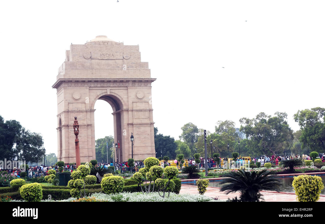 Raj path india gate hi-res stock photography and images - Alamy