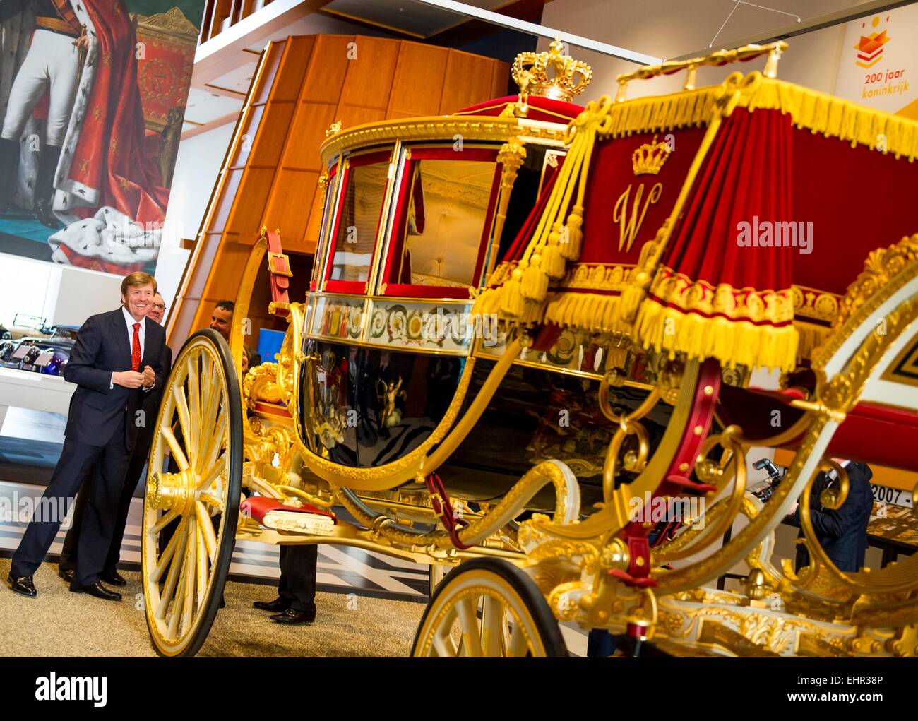 King Willem-Alexander of The Netherlands unveils the restored Glass ...