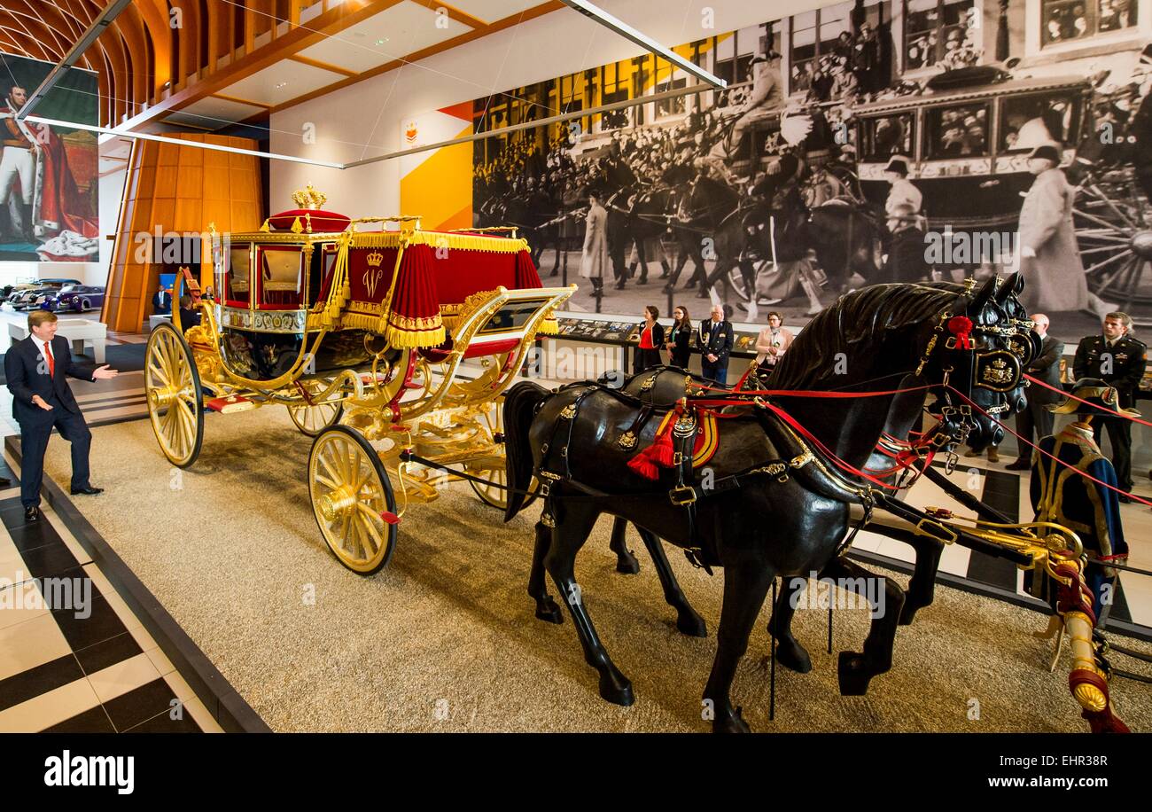 King Willem-Alexander of The Netherlands unveils the restored Glass ...
