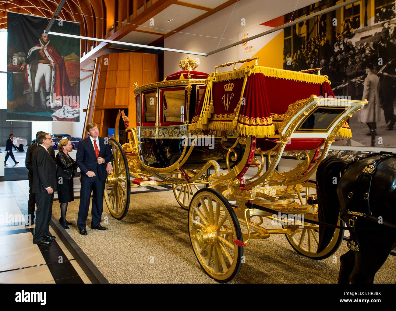 King Willem-Alexander of The Netherlands unveils the restored Glass ...