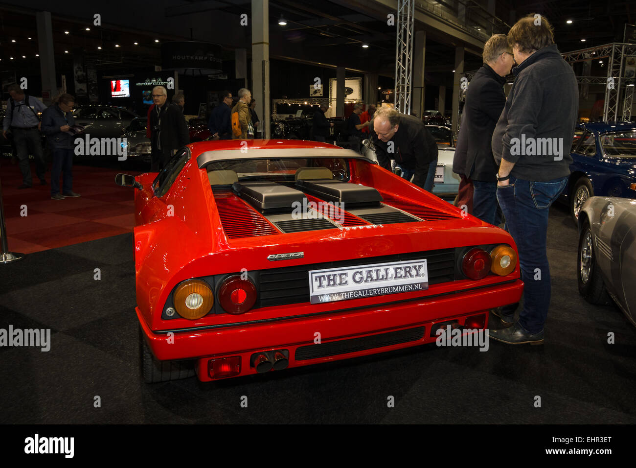 Sports car Ferrari Berlinetta Boxer BB512i, 1983. Rear view Stock Photo ...