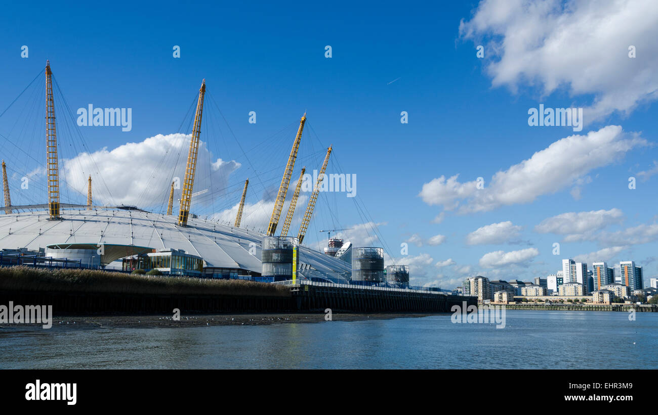 The O2 Arena on the River Thames in London Stock Photo - Alamy