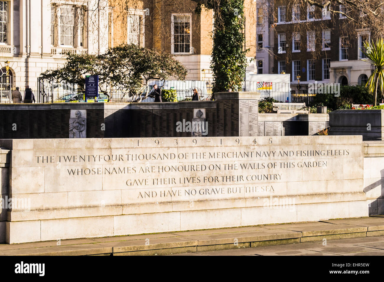Merchant Navy Memorial Tower Hill - London Stock Photo - Alamy