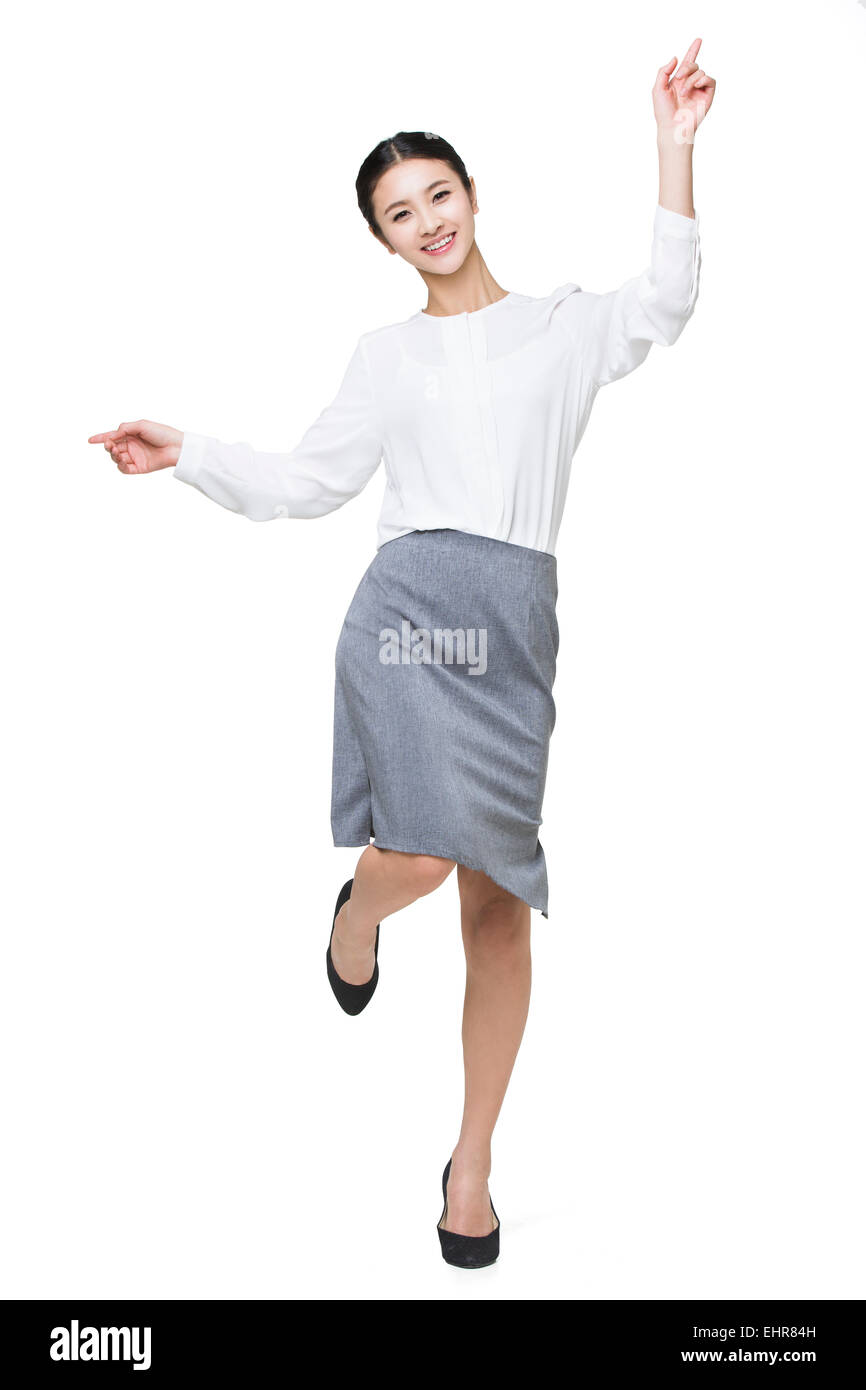 Young woman having a good idea Stock Photo - Alamy
