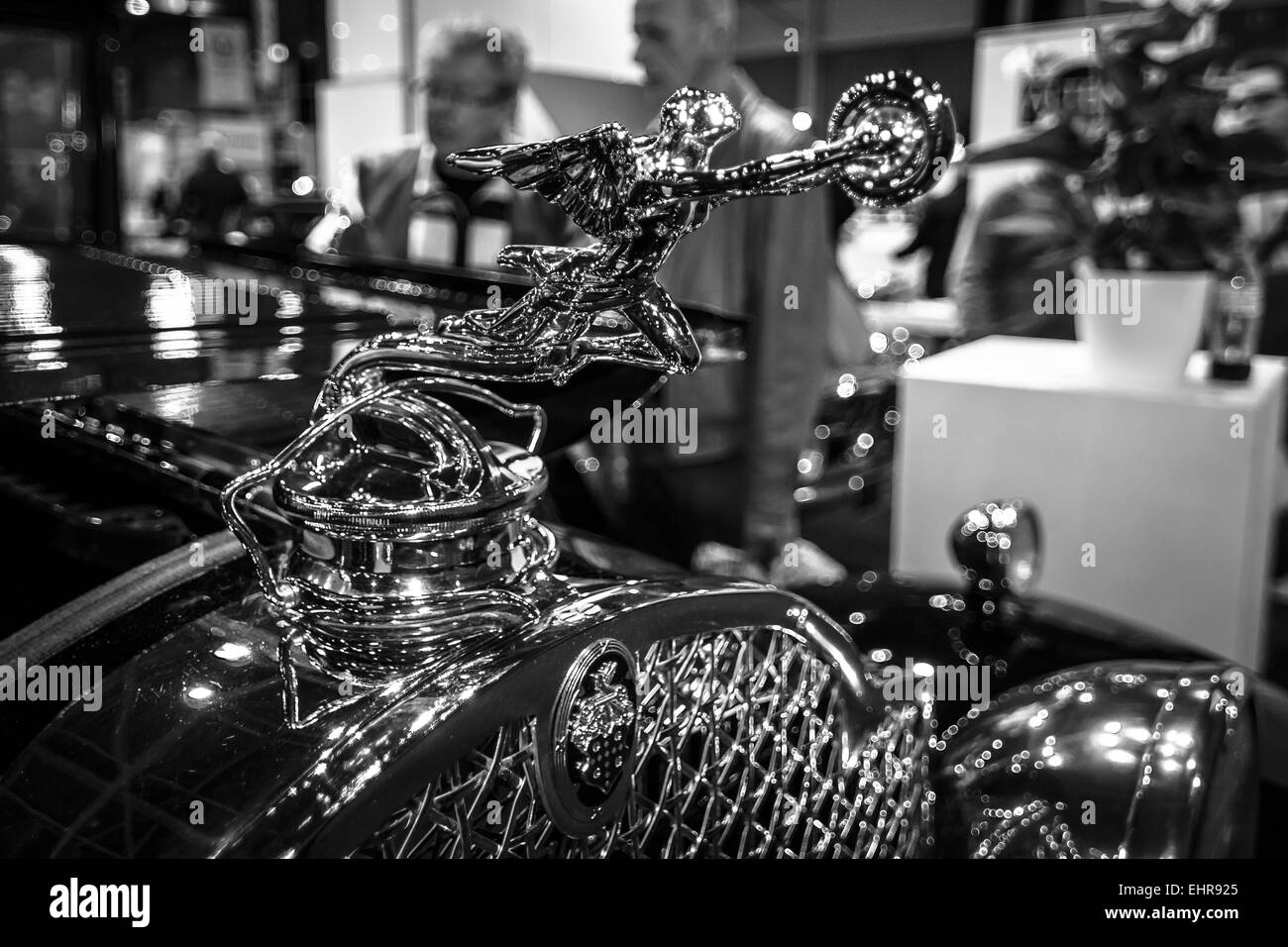 Hood ornament Goddess of Speed (donuts chaser) of a Packard Series 733 ...