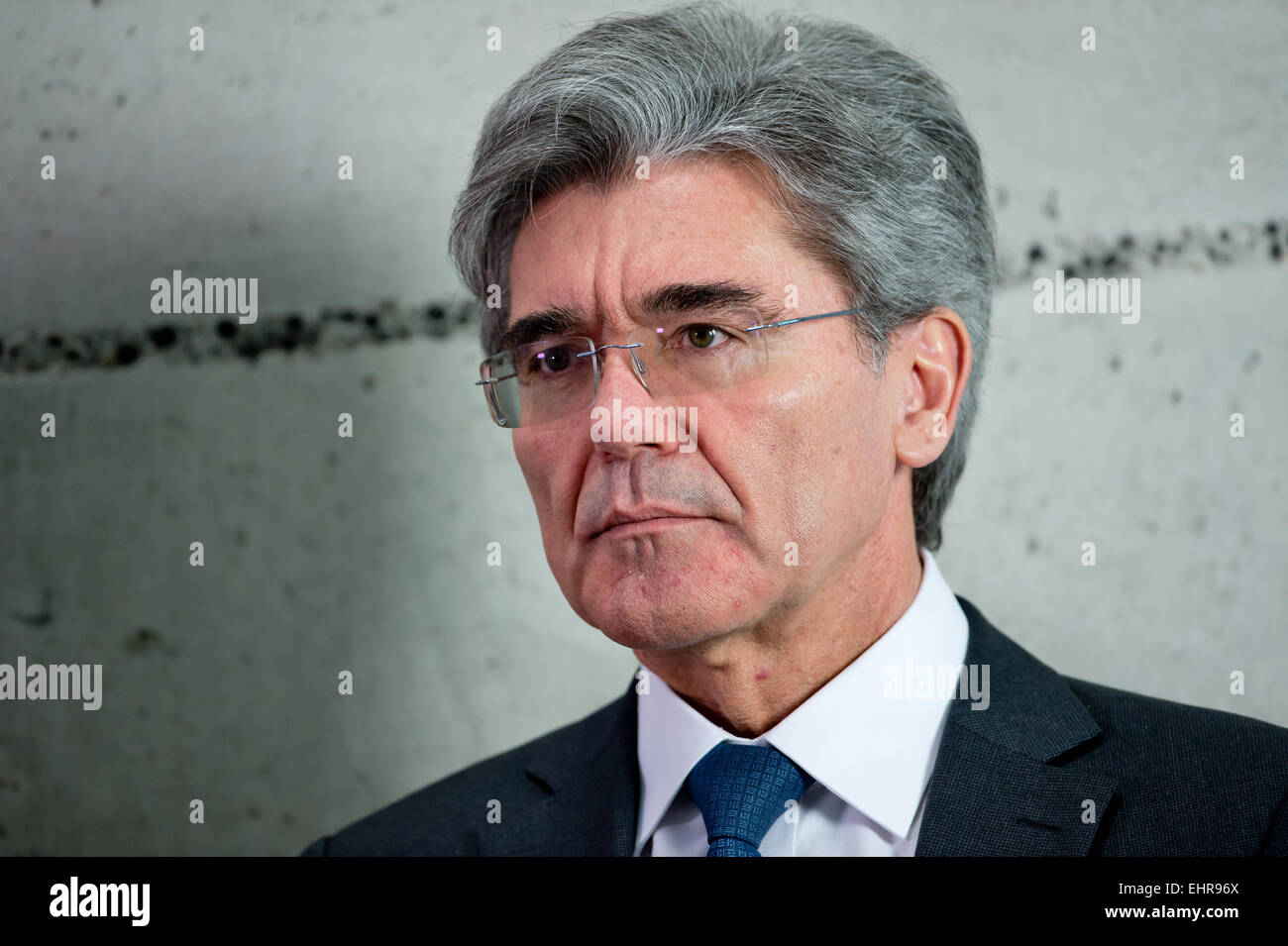 Munich, Germany. 17th Mar, 2015. Chief Executive Officer of the Siemens ...