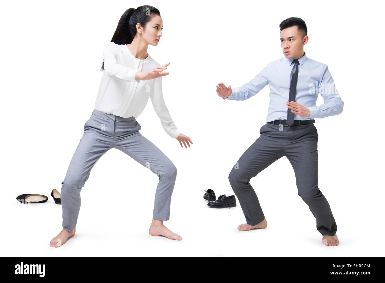 Two Young Business Women Fighting High Resolution Stock Photography and ...