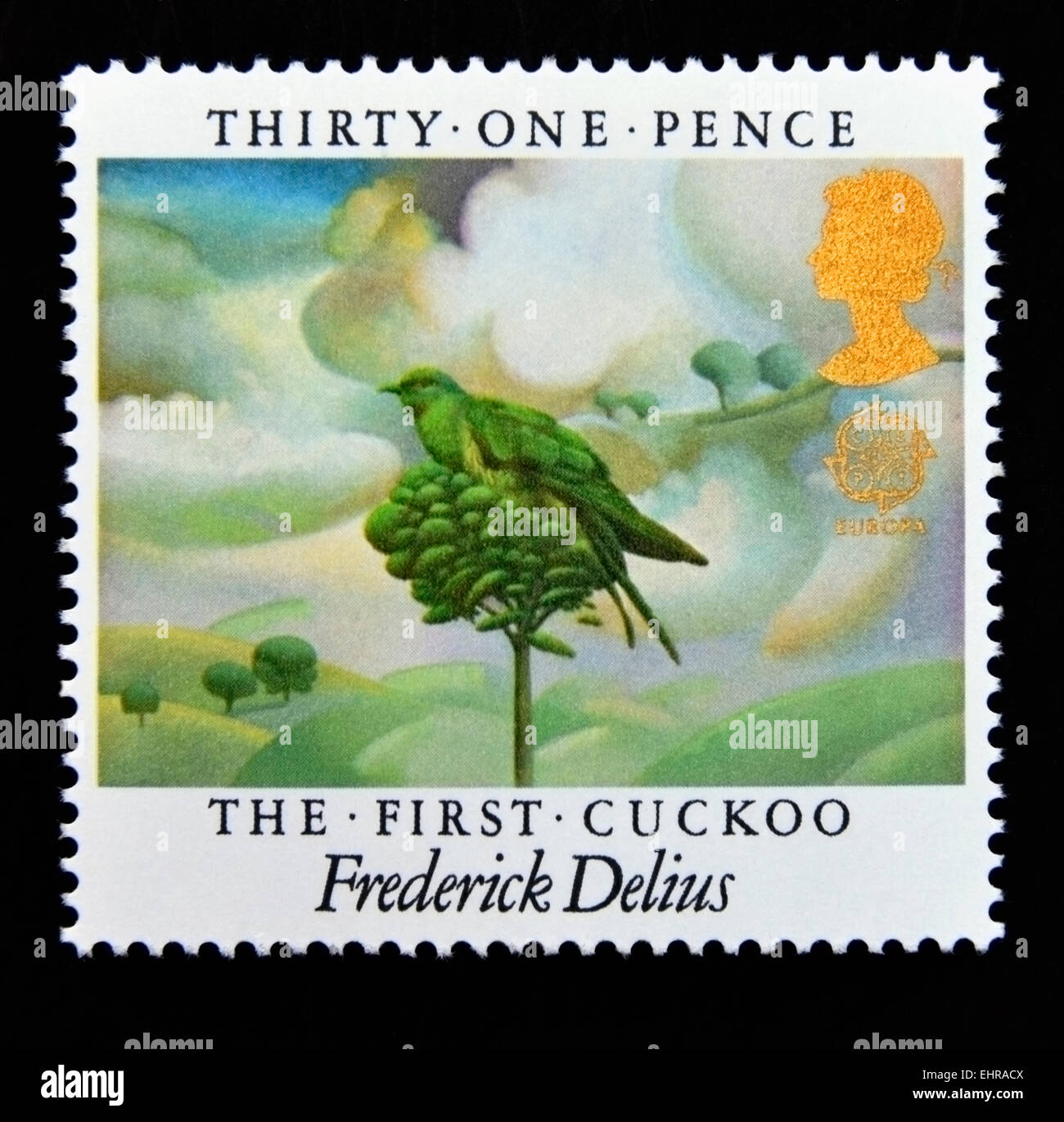 Postage stamp. Great Britain. Queen Elizabeth II. 1985. Europa ...