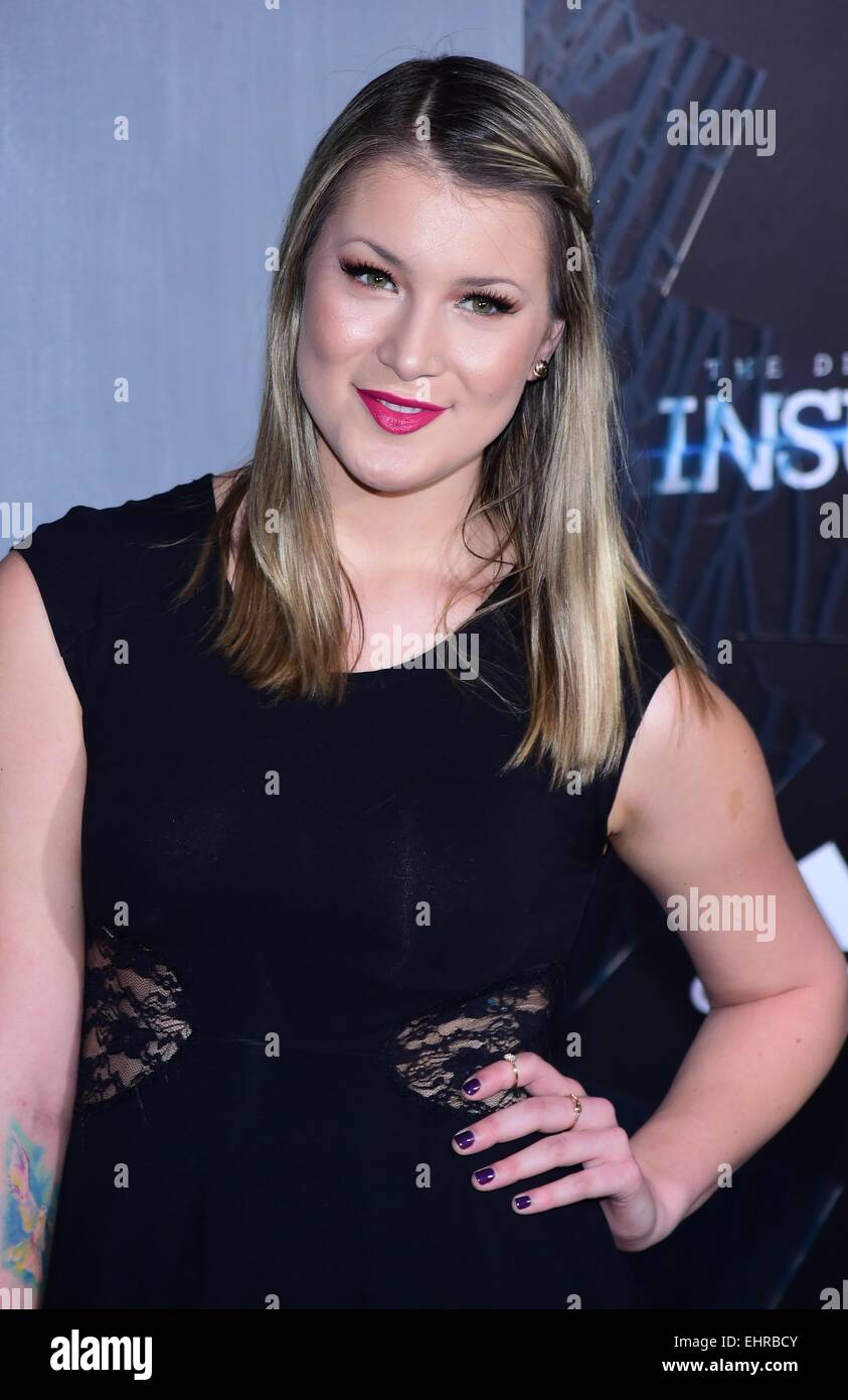 Jessi Smiles at arrivals for THE DIVERGENT SERIES: INSURGENT Premiere ...