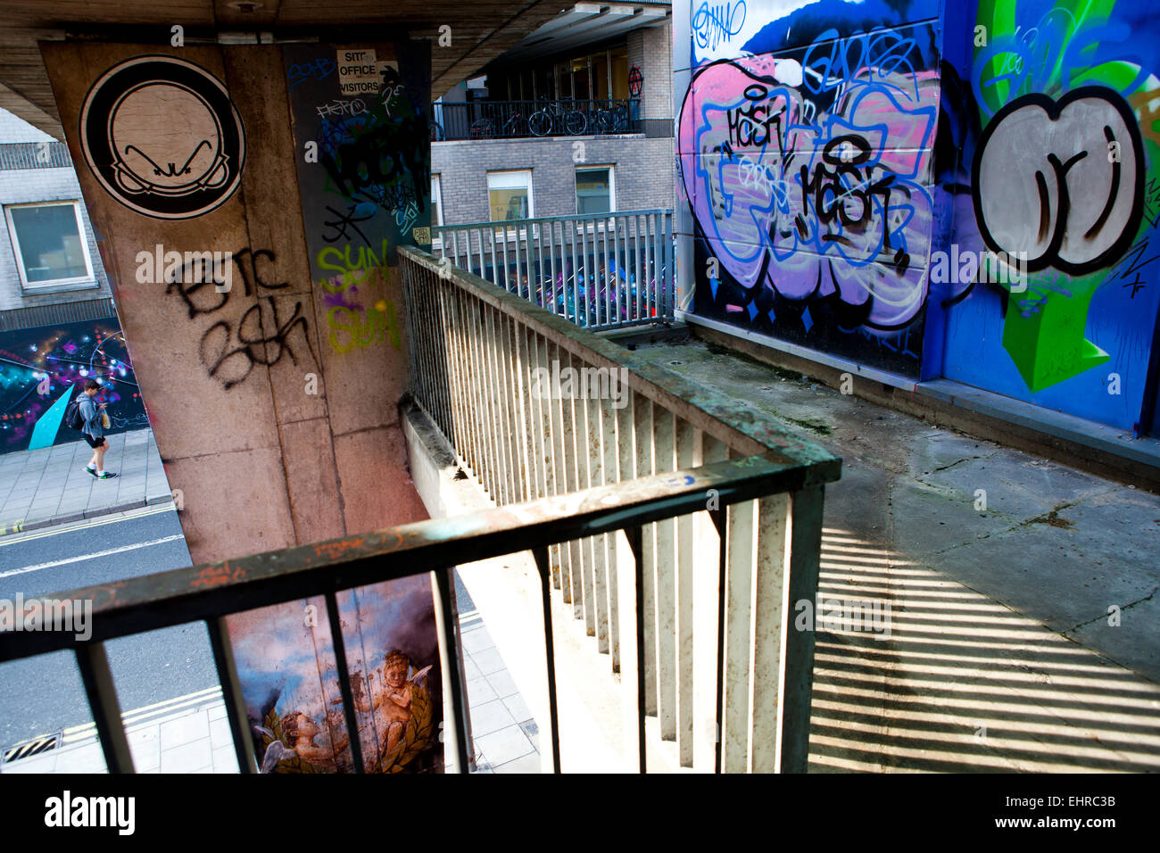 Urban graffiti on buildings Bristol England Stock Photo - Alamy