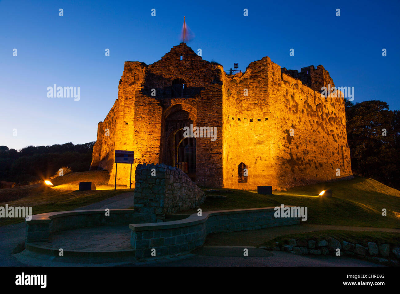 Oystermouth Castle, Mumbles, Swansea, Gower Stock Photo - Alamy