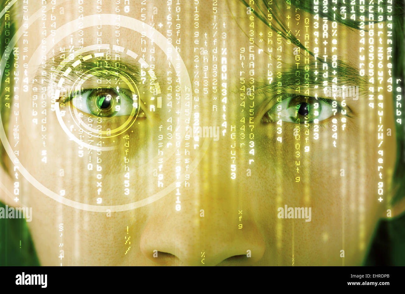 Man eye symbol vision test hi-res stock photography and images - Alamy