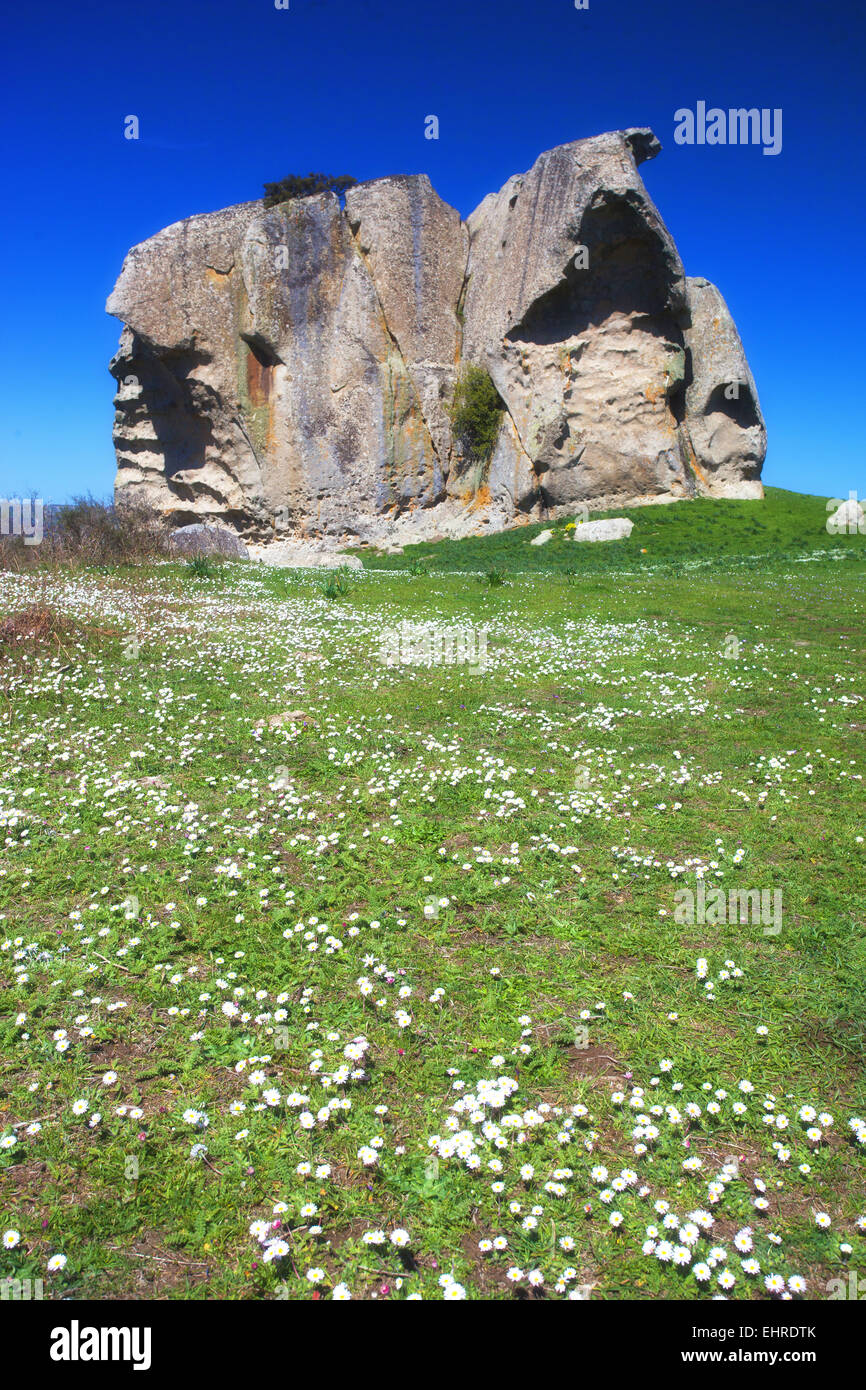 Argimusco rocks in Sicily country. Italy Stock Photo - Alamy