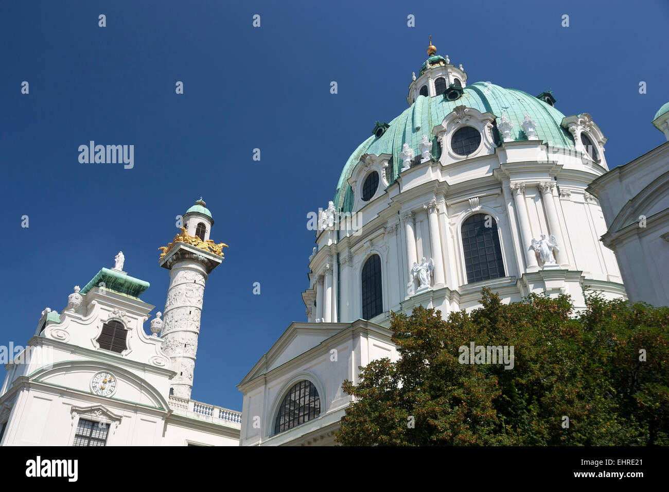 Karlskirche columns hi-res stock photography and images - Alamy