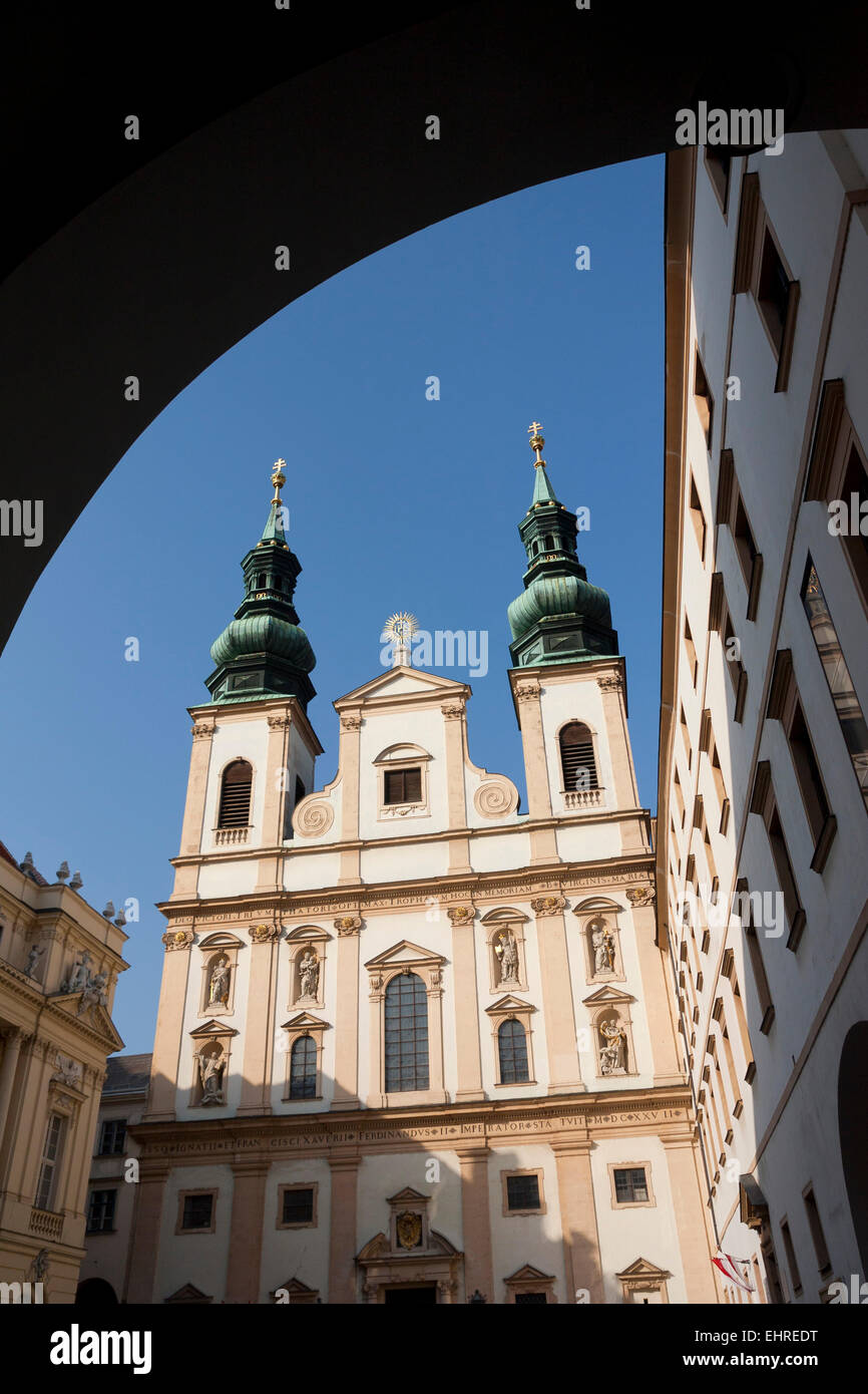 Jesuit Church (Jesuitenkirche), Vienna Stock Photo - Alamy