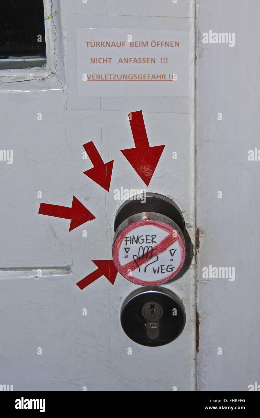 Finger Weg High Resolution Stock Photography and Images - Alamy