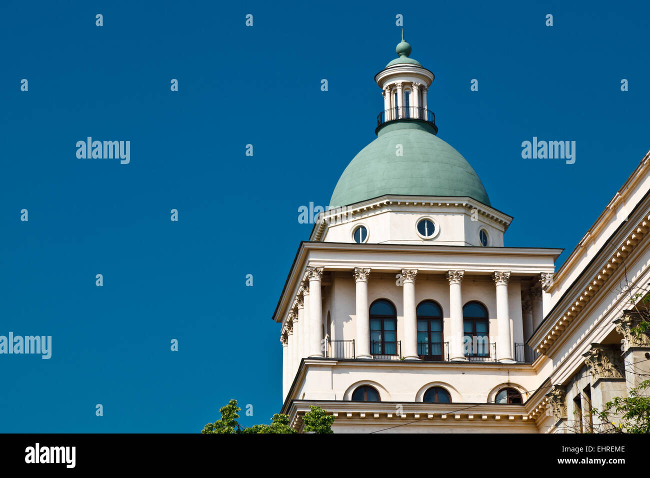 Dome Building with Columns in Moscow, Russia Stock Photo - Alamy