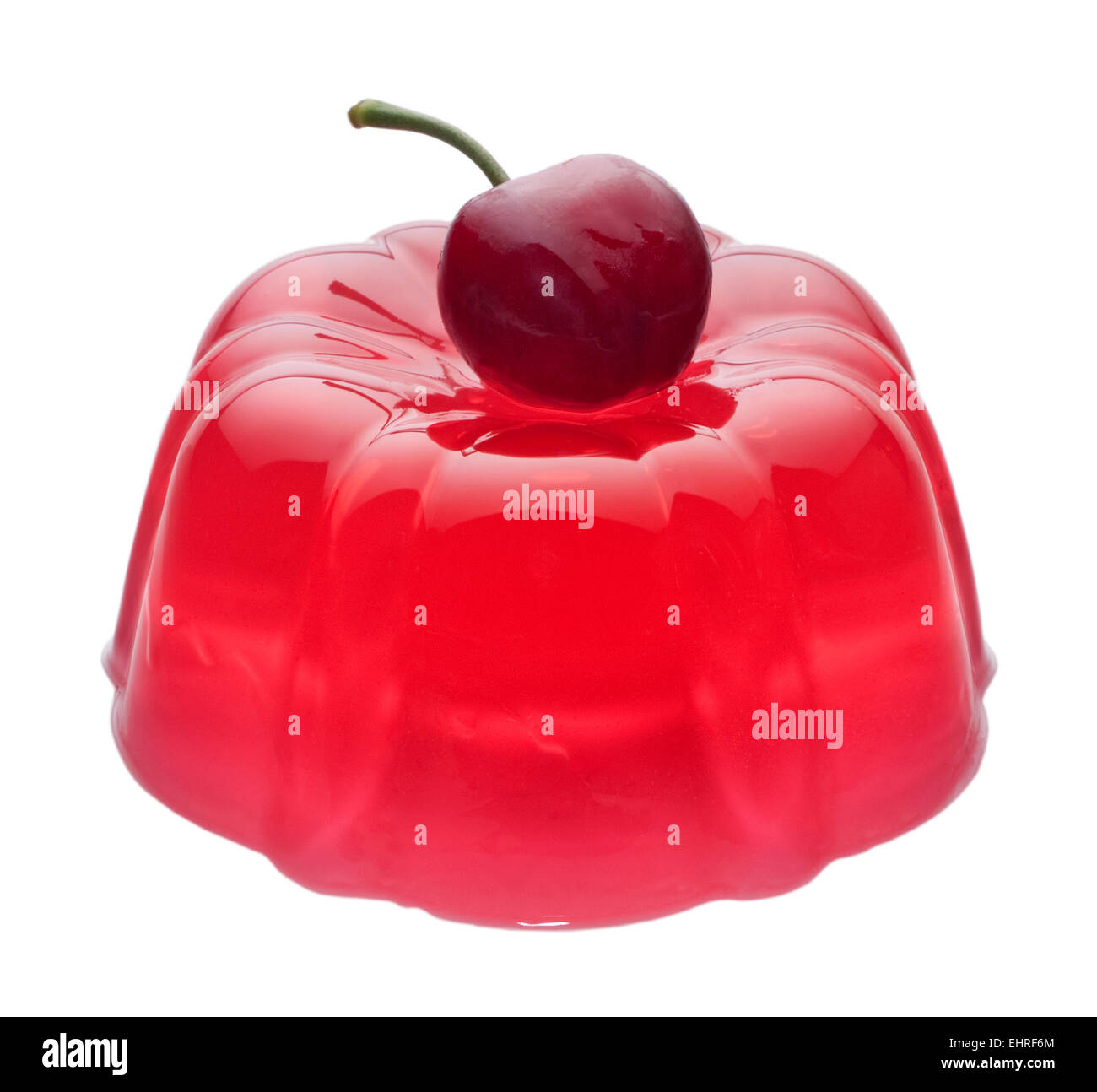 Cherry jelly(+clipping path Stock Photo - Alamy