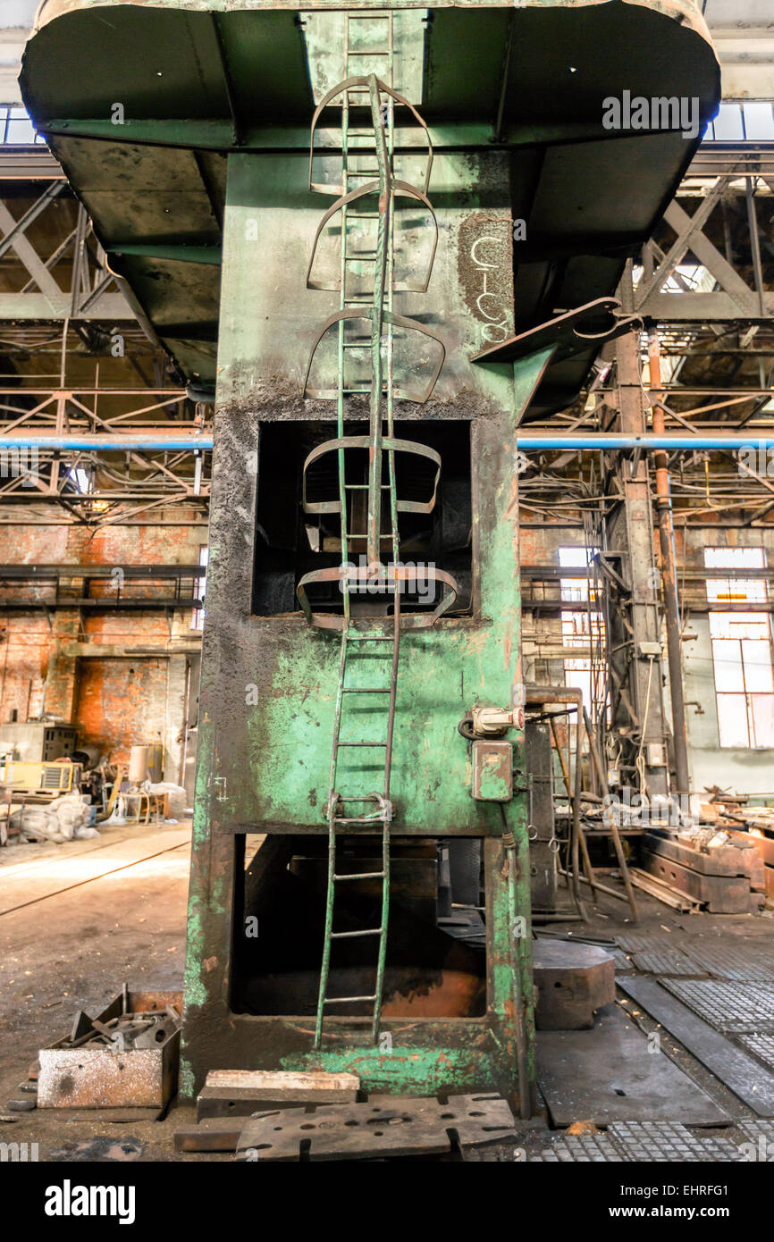 Ladder in industrial interior Stock Photo - Alamy