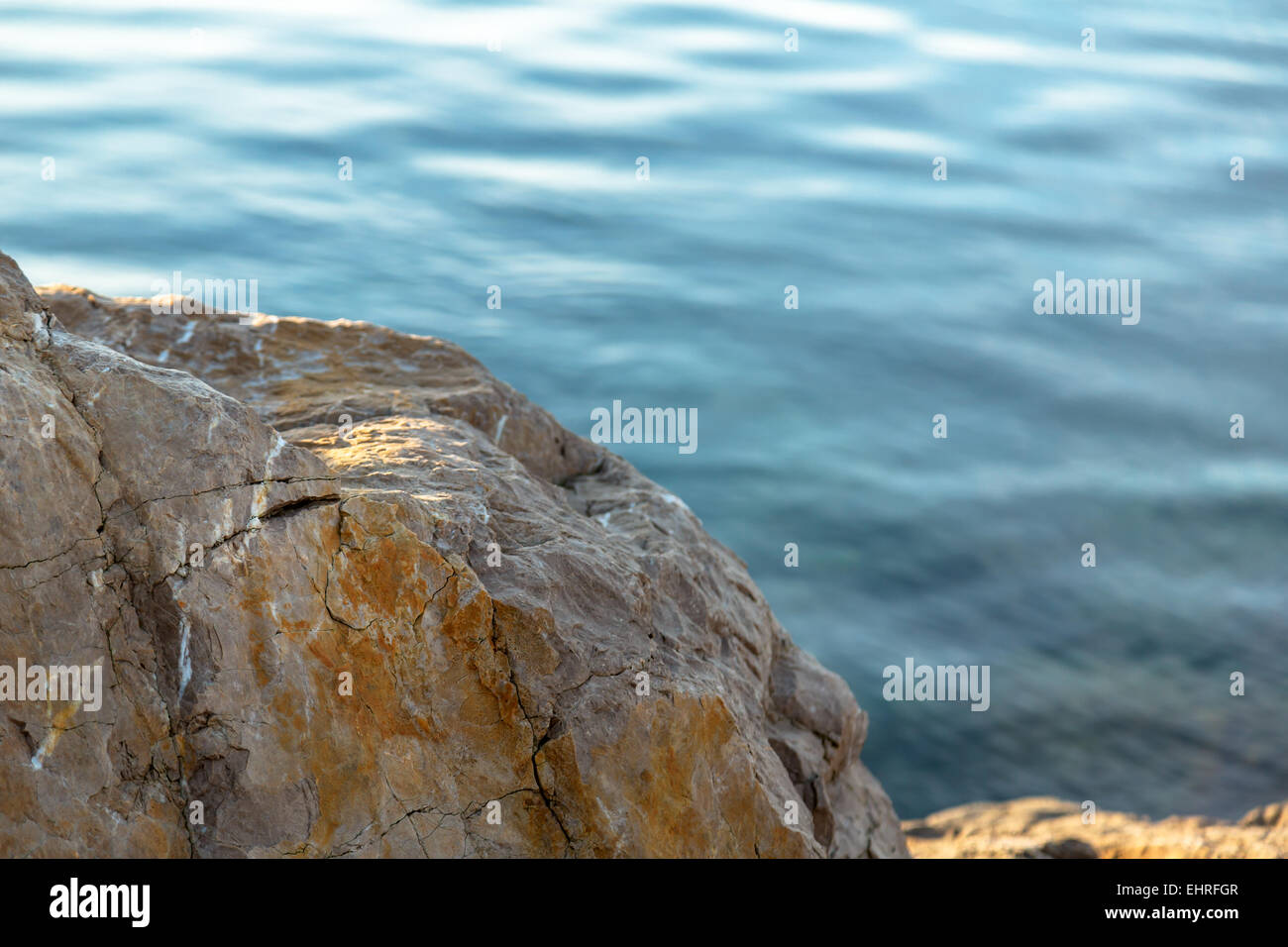 Rocks in the sea Stock Photo - Alamy