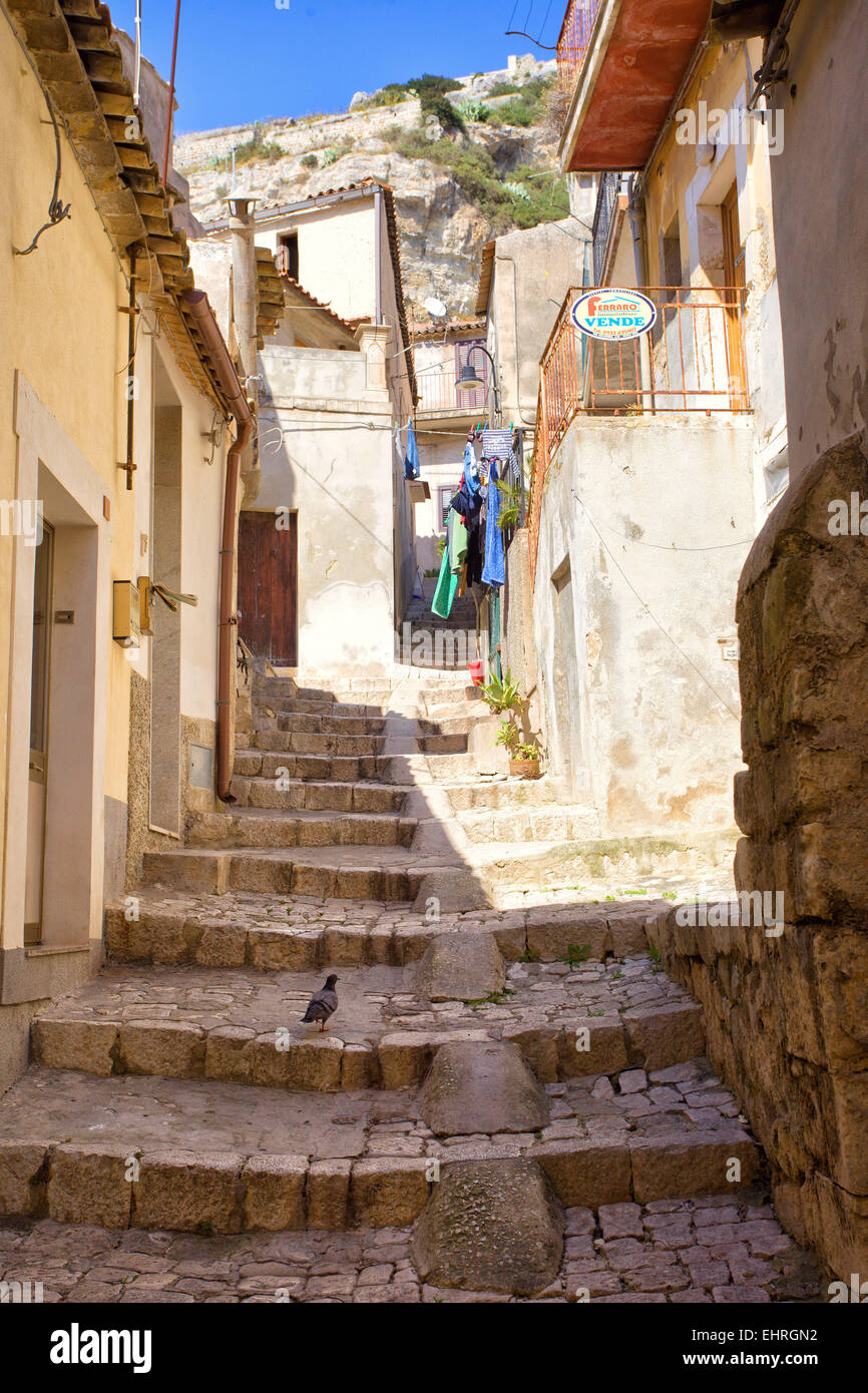 Scicli town, landscape and streets Stock Photo - Alamy