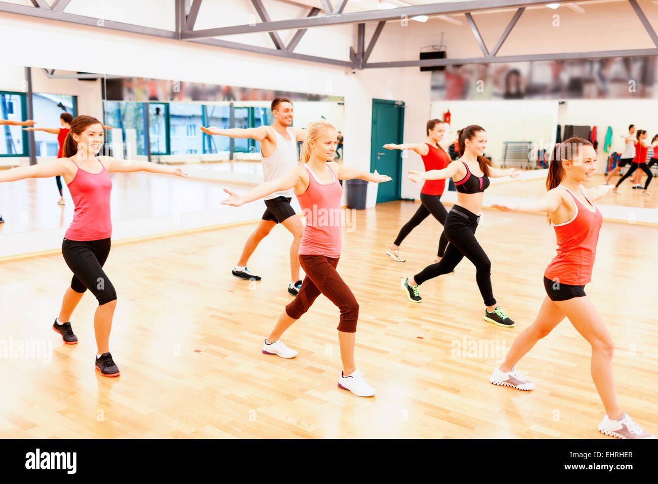 Smiling sporty women arms hi-res stock photography and images - Alamy