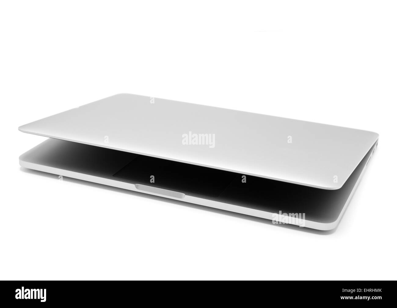 Laptop closeup on white background, isolated Stock Photo - Alamy
