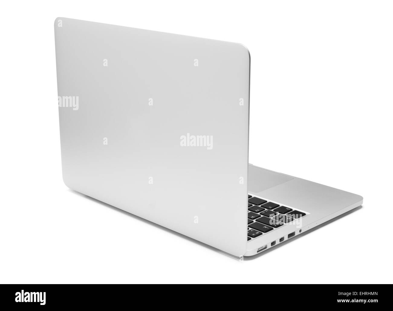 Laptop closeup on white background, isolated Stock Photo - Alamy
