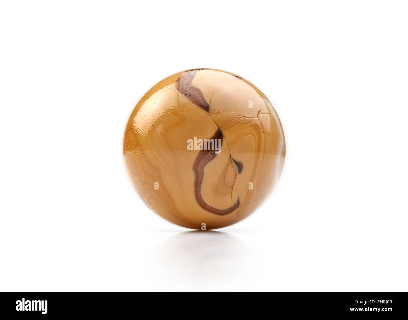 striped marble isolated on white with clipping path Stock Photo - Alamy