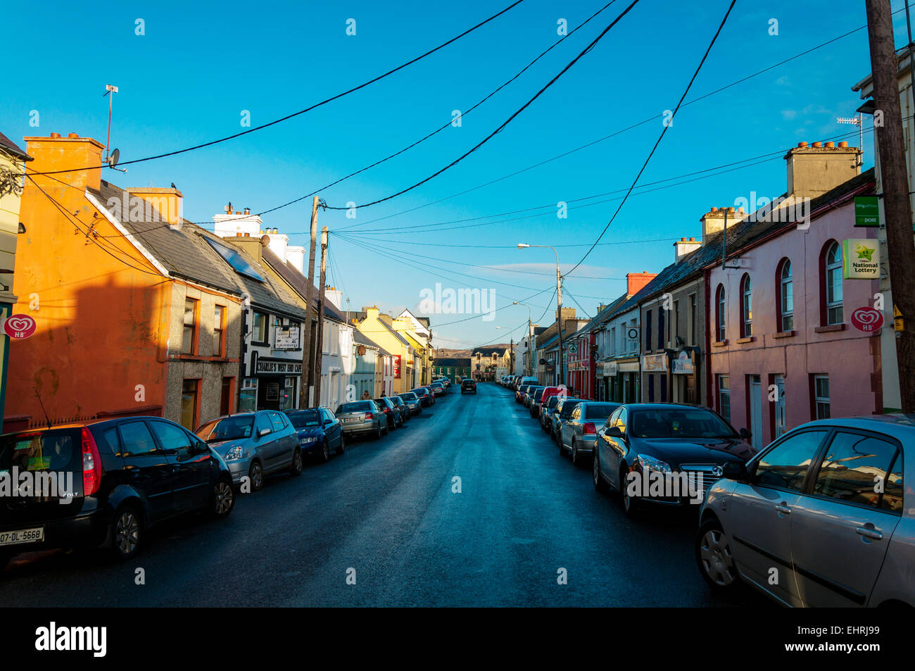 Main Street in Ardara, County Donegal, Ireland Stock Photo - Alamy