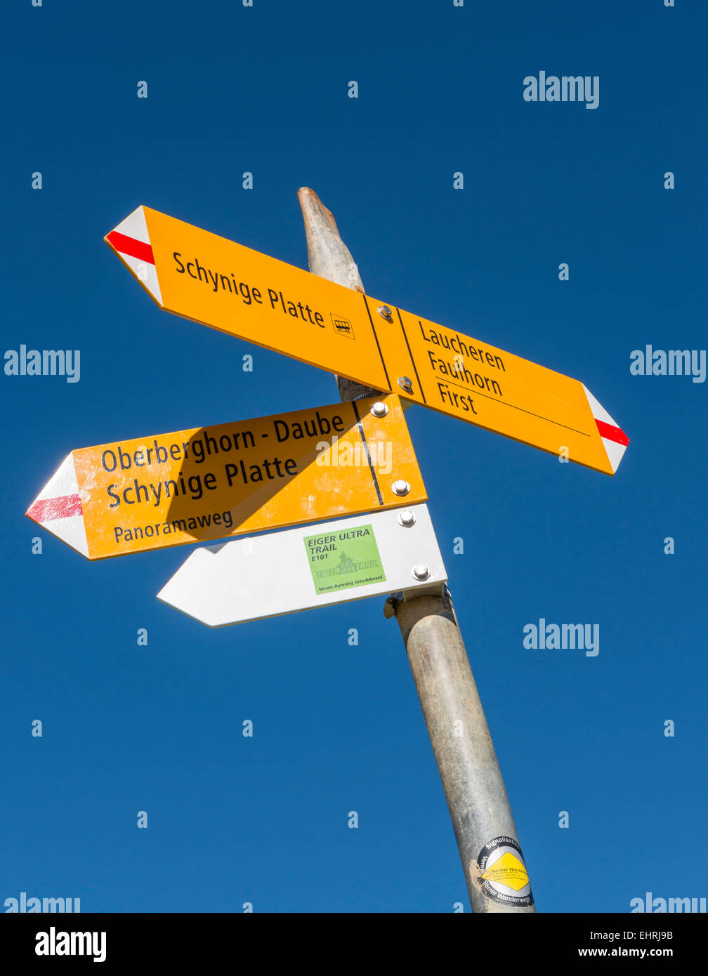 Hiking warning sign hi-res stock photography and images - Alamy