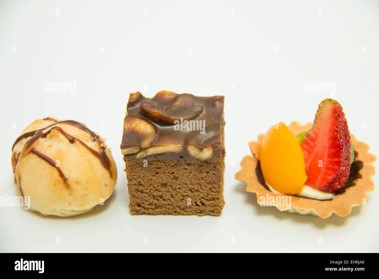 A Collection of delicious assorted mini dessert Stock Photo - Alamy