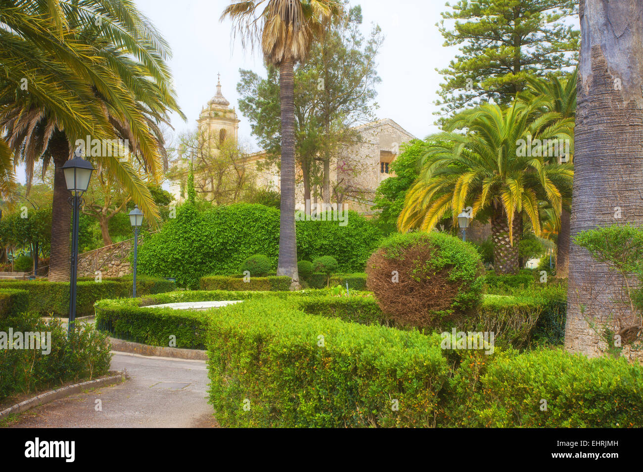 Hyblean Garden in Ragusa Hybla Stock Photo - Alamy