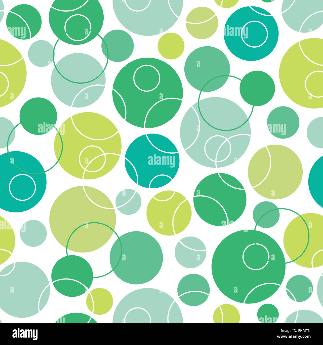 Green circles seamless pattern hi-res stock photography and images - Alamy