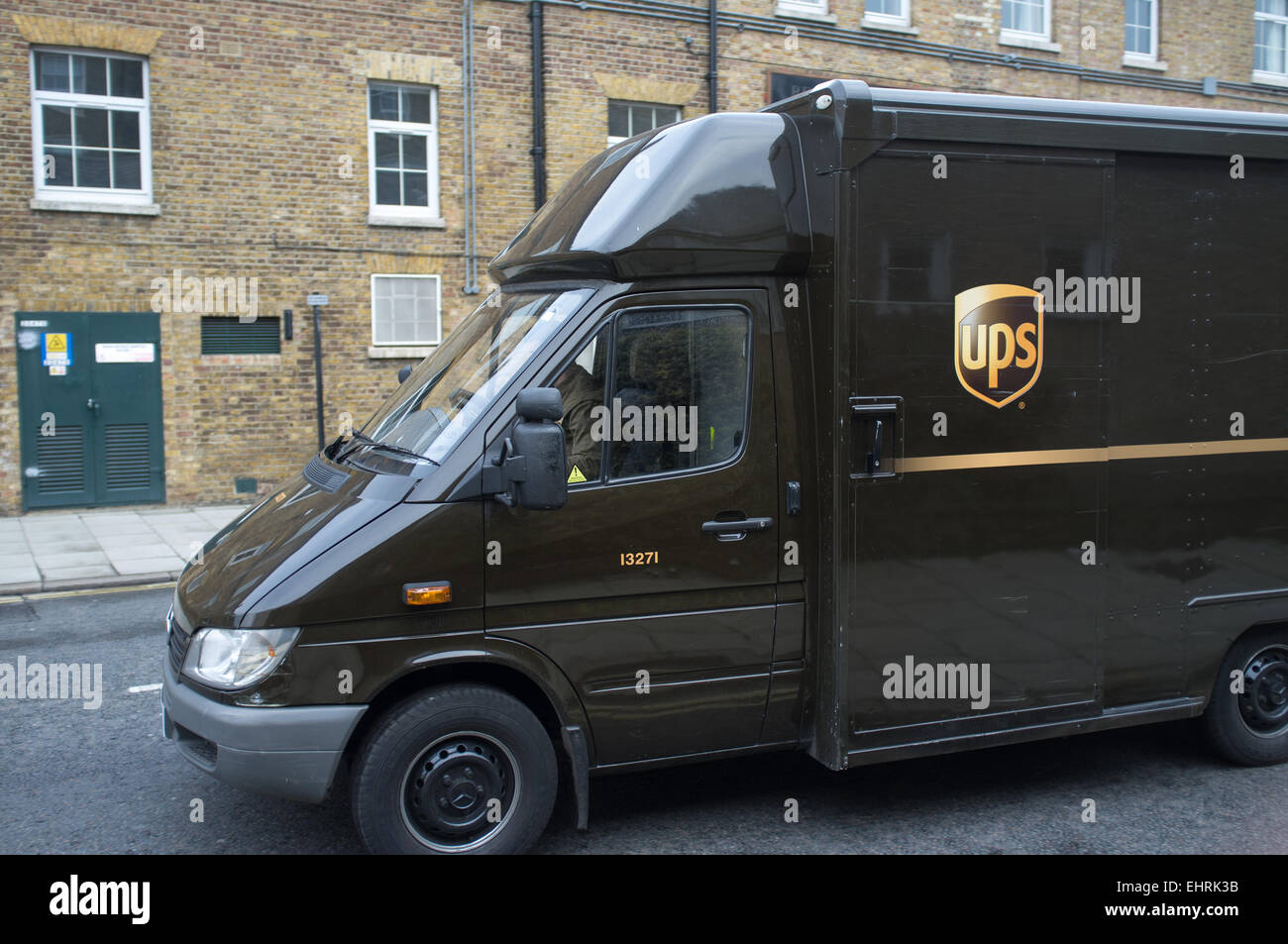 UPS delivery van on the streets of London Stock Photo - Alamy