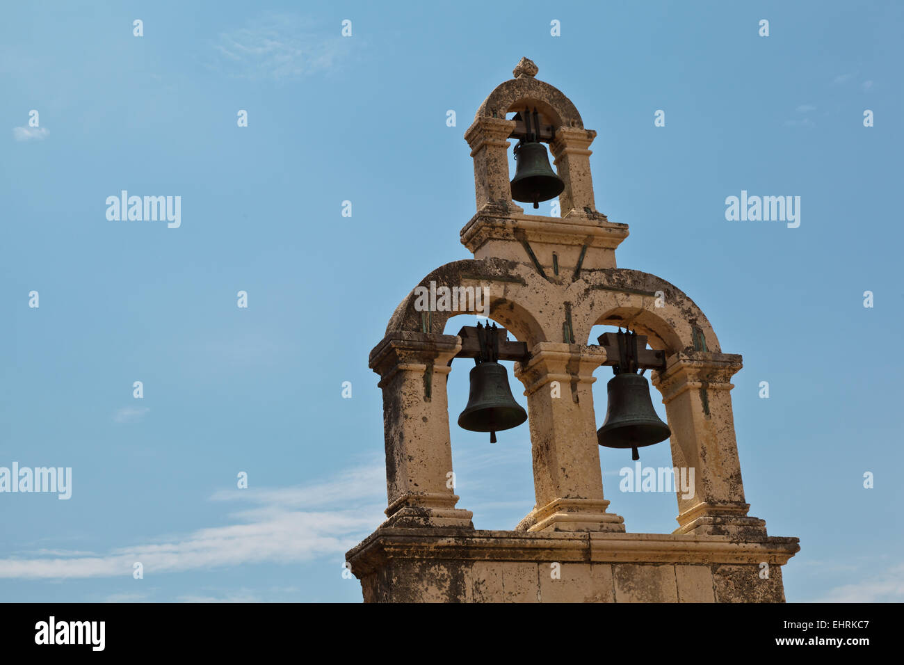 Bell Tower in Dubrovnik, Croatia Stock Photo - Alamy