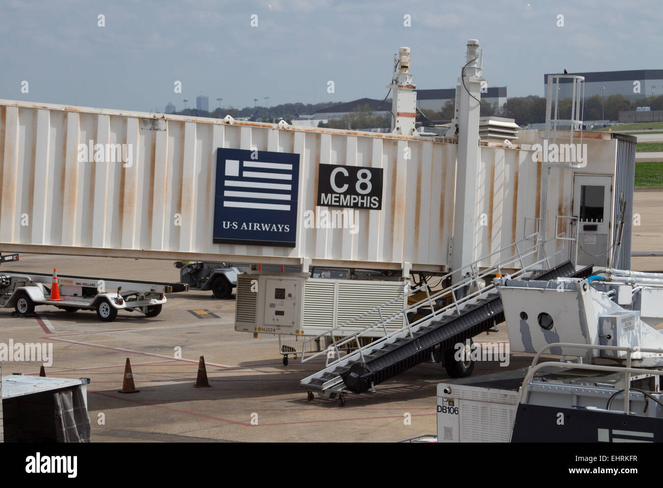 Jet Bridge C 8 at Memphis International Airport, Tennessee USA Stock ...