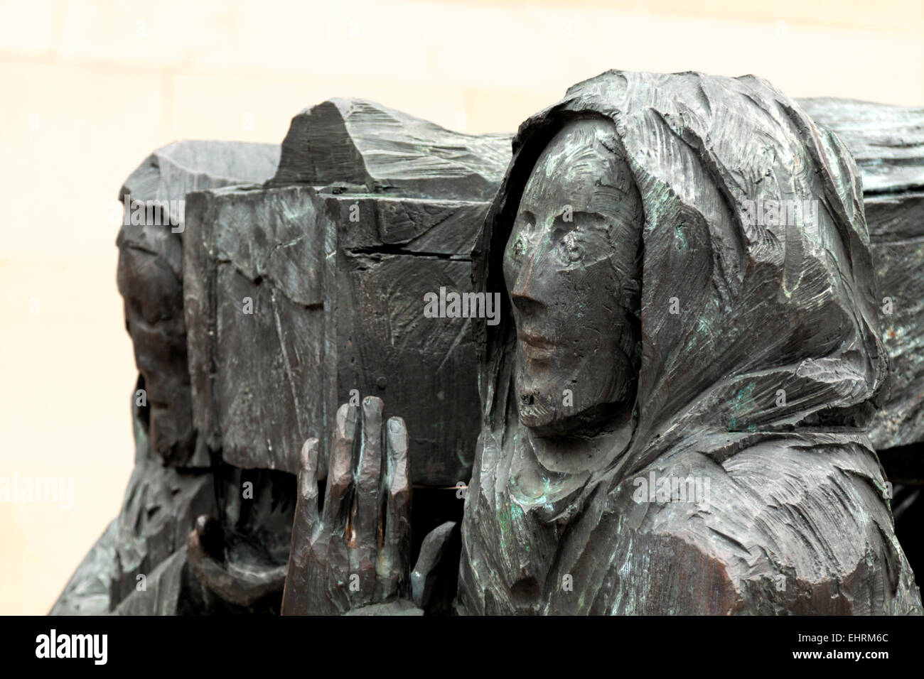 Detail of an artwork in the city of Durham, Durham in North East ...