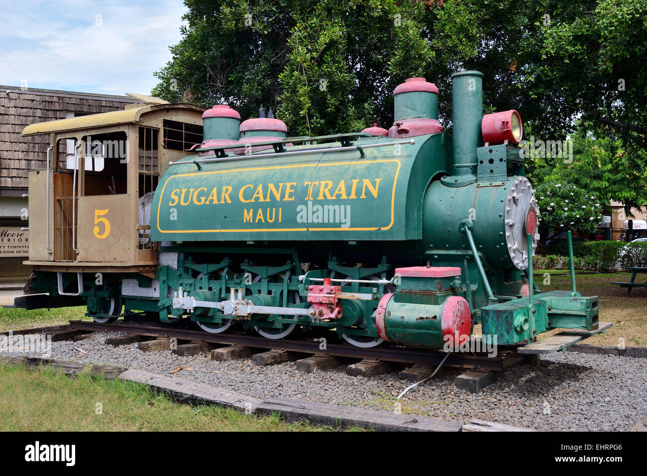 Lahaina sugar cane train maui hi-res stock photography and images - Alamy