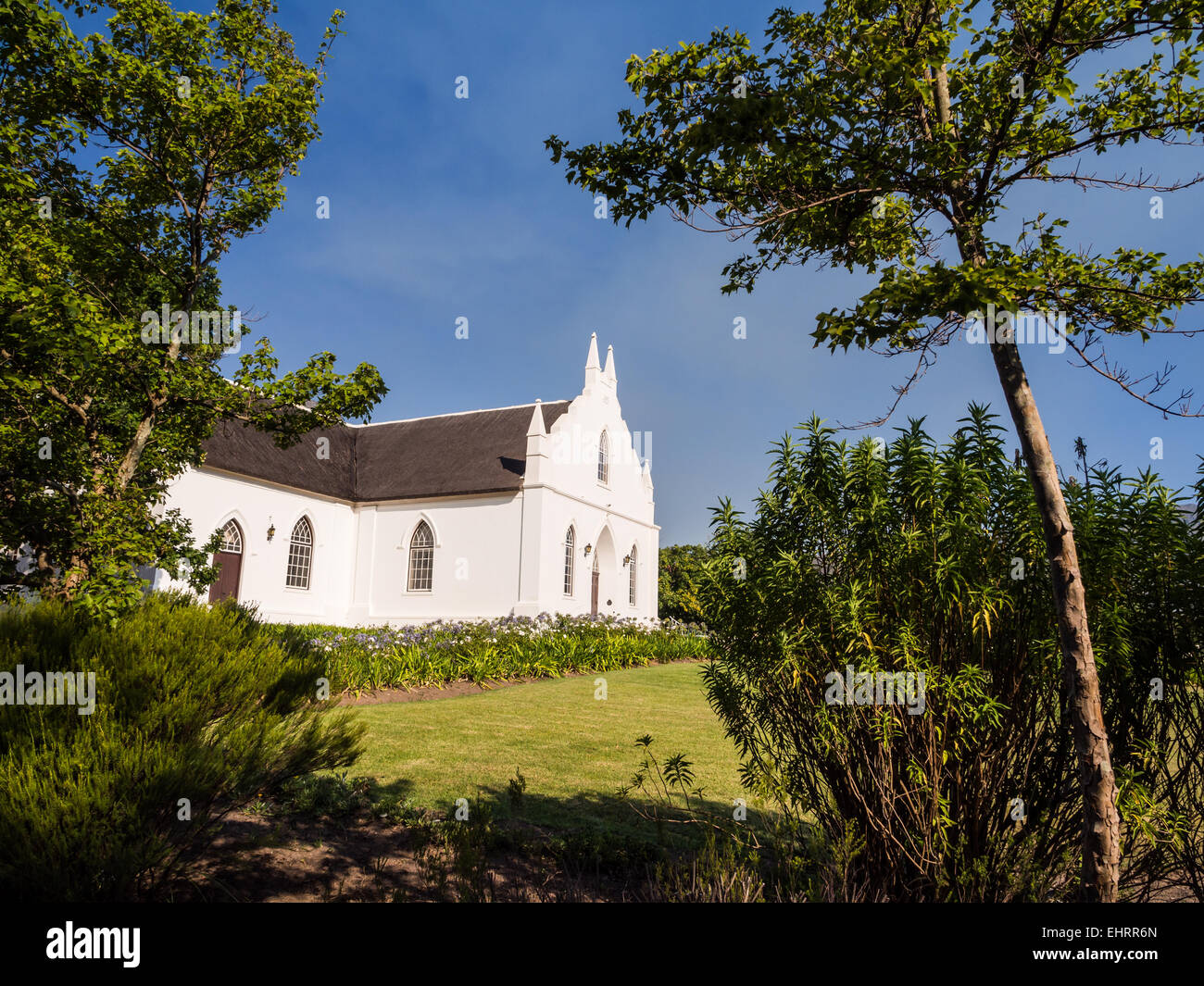 Dutch Reformed Church, Franschhoek, South Africa Stock Photo - Alamy