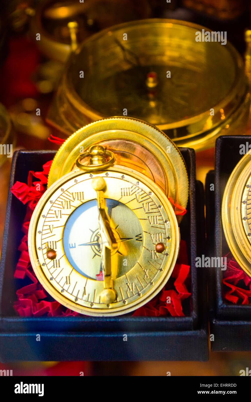 Brass compass rose hi-res stock photography and images - Alamy