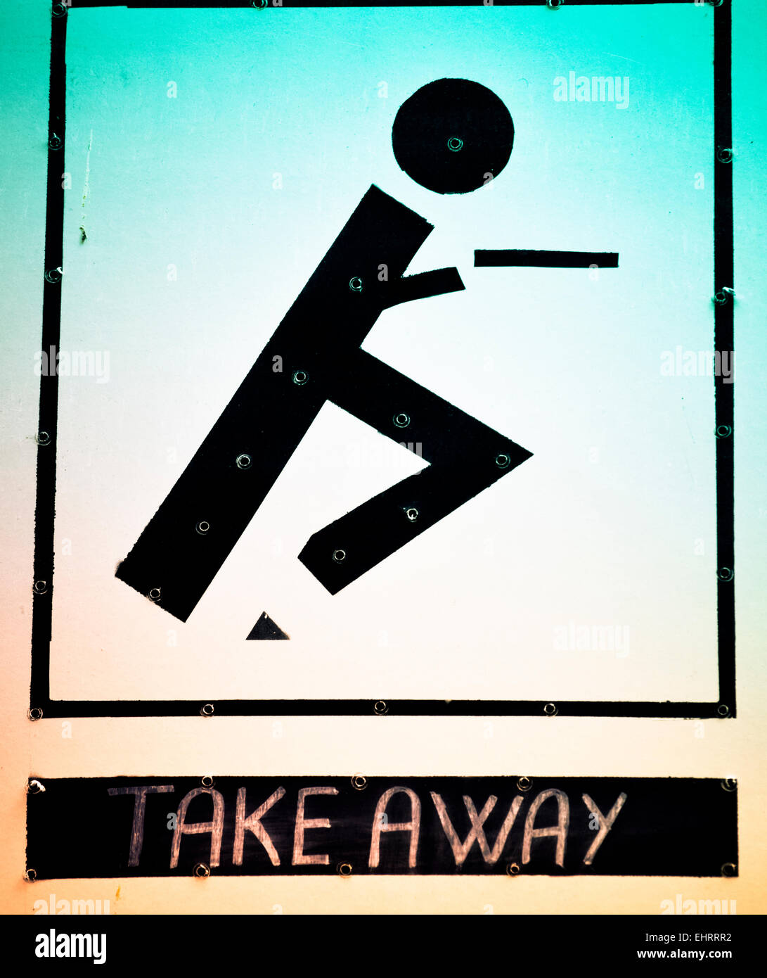 Take away sign hi-res stock photography and images - Alamy