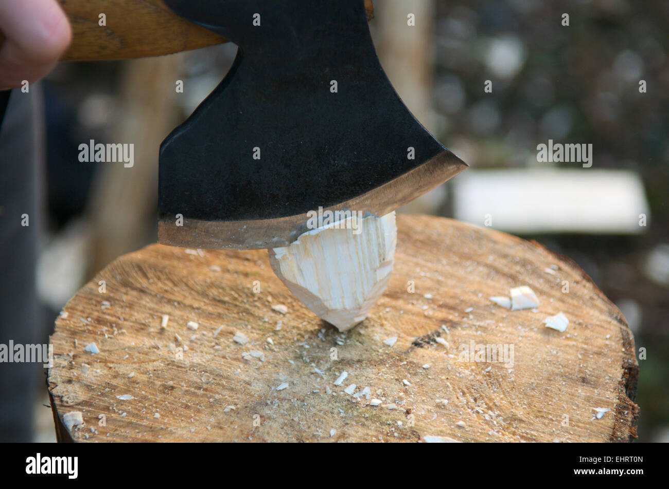 Cutting axe hi-res stock photography and images - Alamy