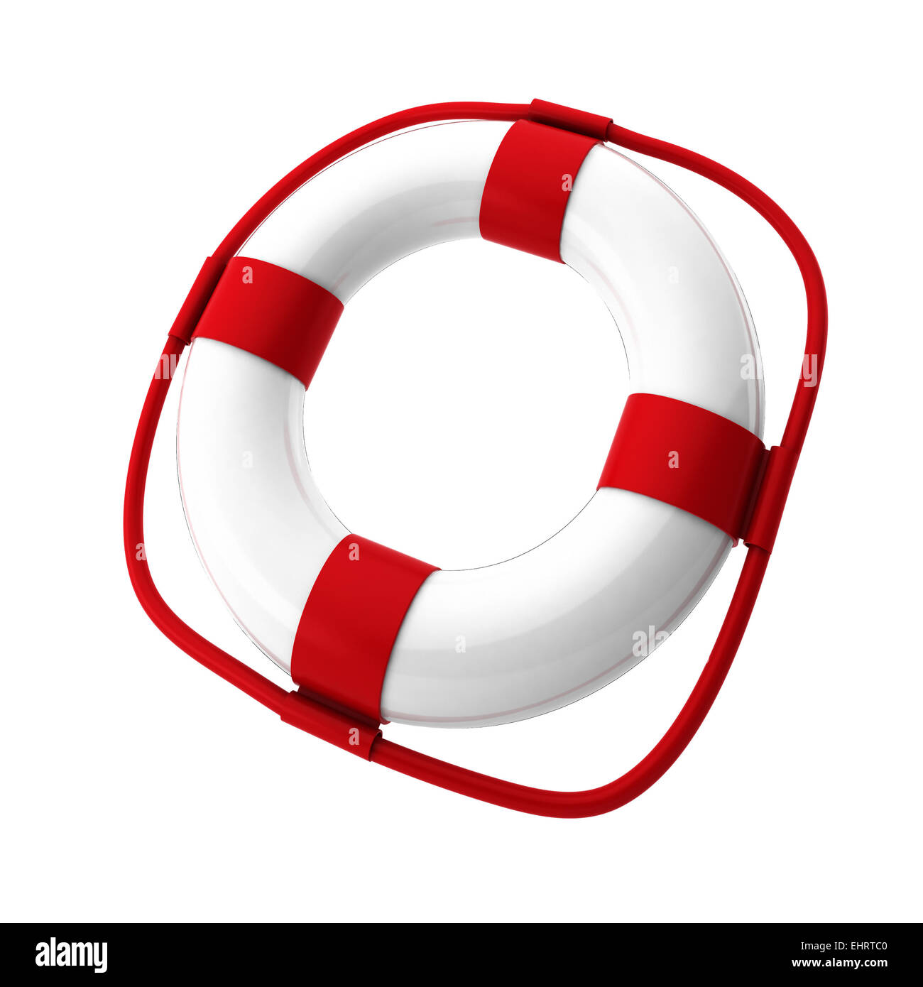 Orange lifebuoy boat lifeguard Cut Out Stock Images & Pictures - Alamy